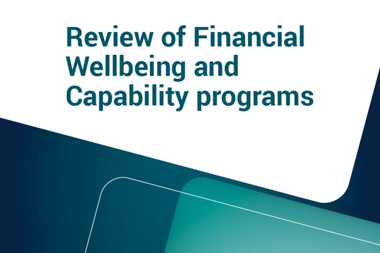 Review of Financial Wellbeing and Capability programs – engage.dss.gov.au